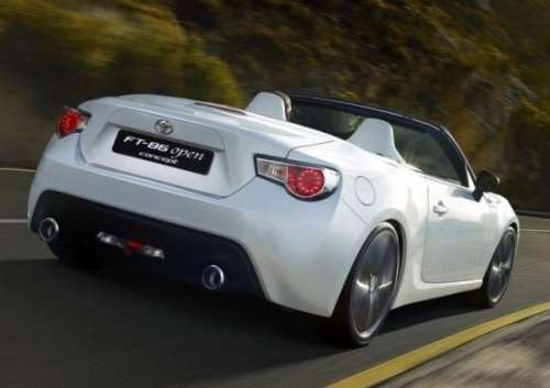 The back end of the Toyota GT86 Open Concept | Torque News